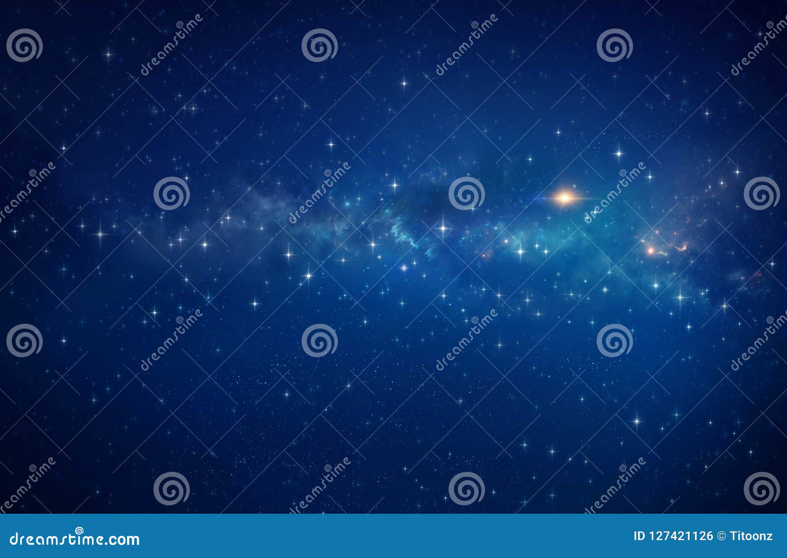 Bright star in outer space stock illustration. Illustration of galaxy ...