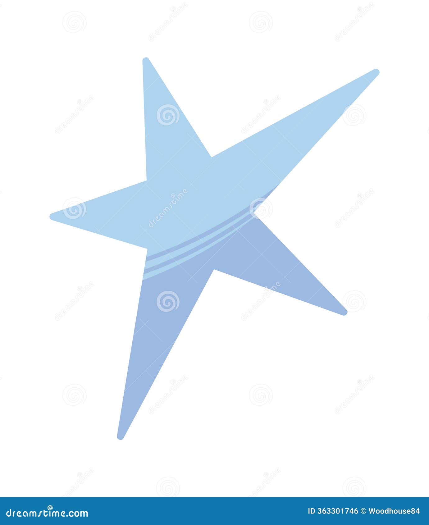 Bright Star With Nebula And Diffraction Spikes In Dark Space Stock ...