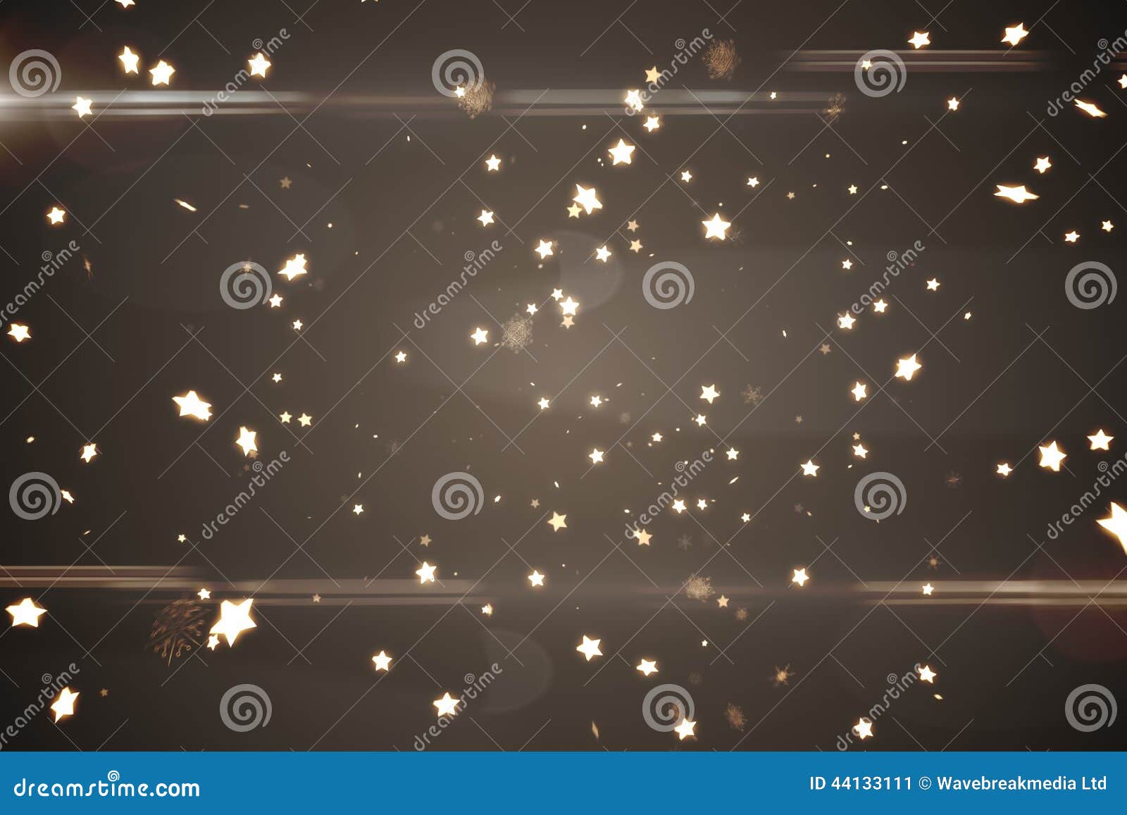 Bright Star Pattern on Black Stock Illustration - Illustration of ...