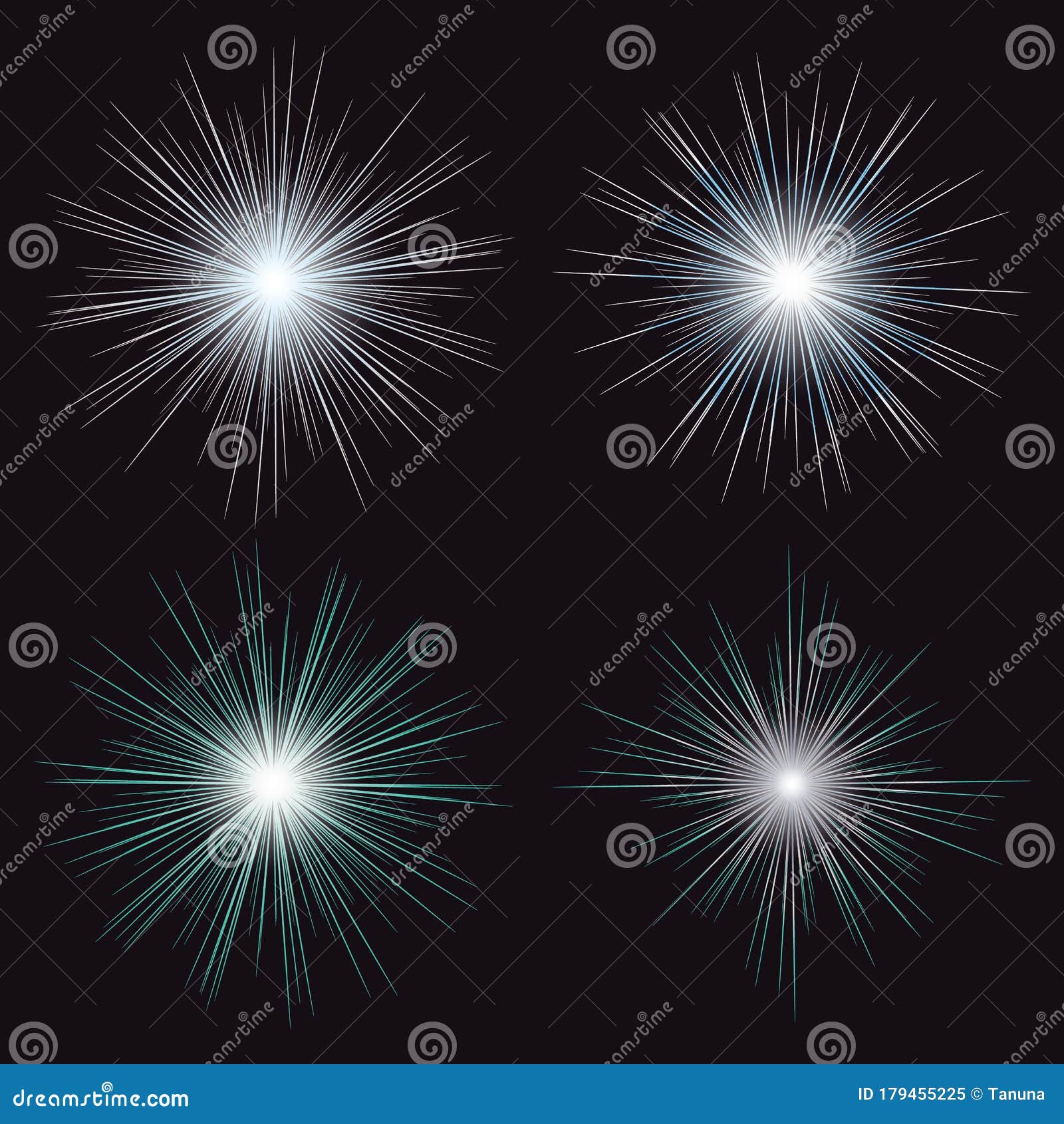 Bright Star Set, Transparent Light Effect. Vector Illustration. Stock ...