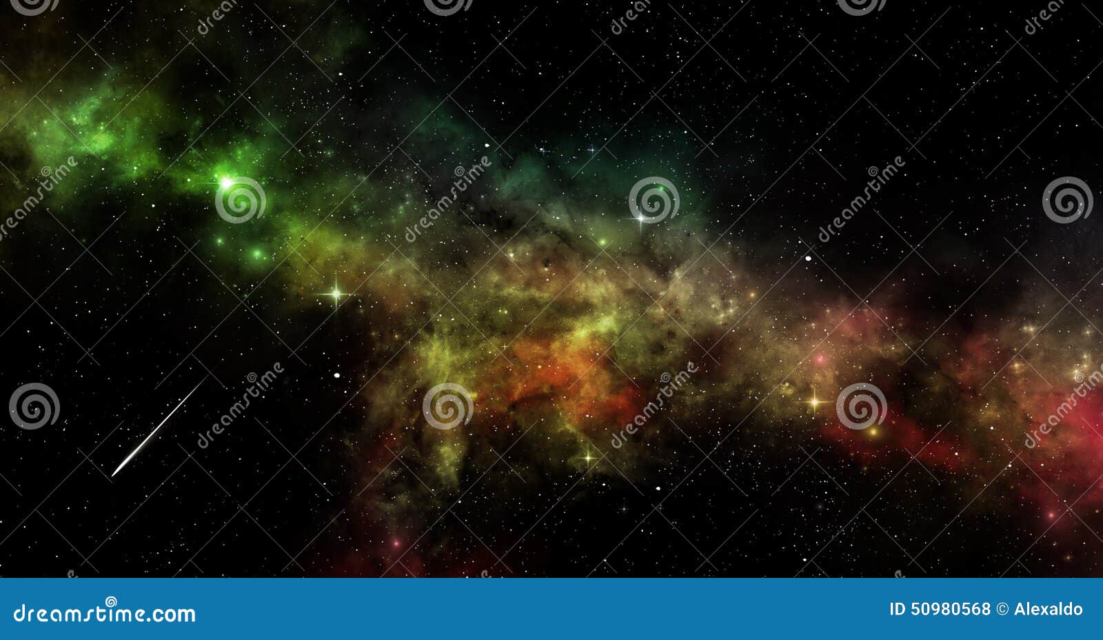 Bright Starfield stock illustration. Illustration of nebula - 50980568
