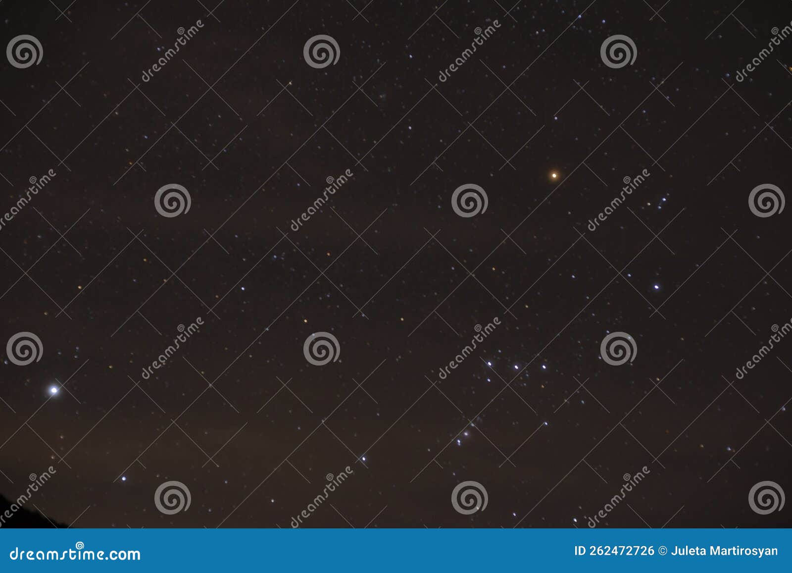 Bright starry sky stock photo. Image of abstract, galaxy - 262472726