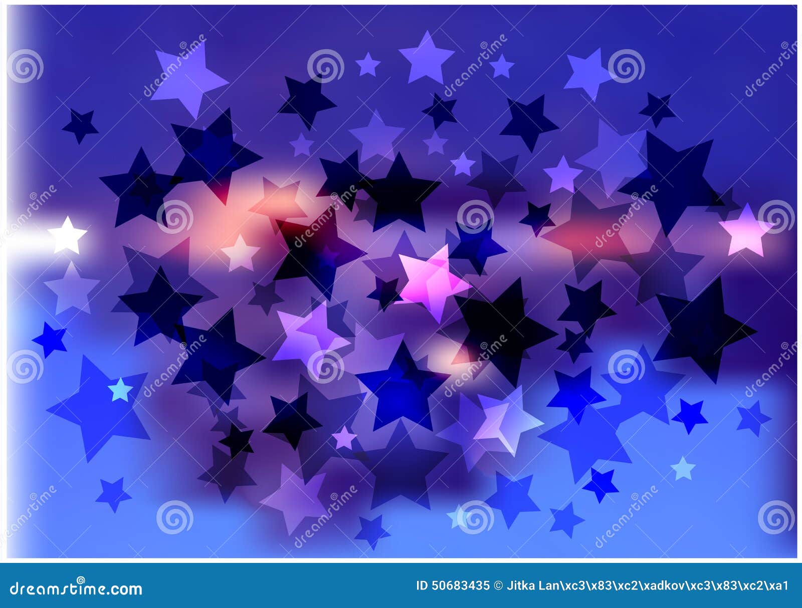 Bright stars background stock vector. Illustration of colorful - 50683435
