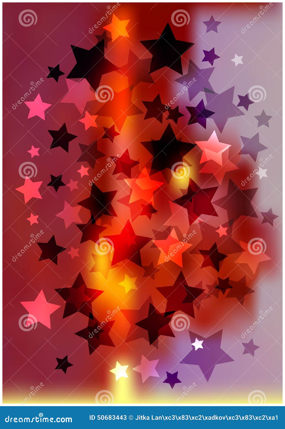 Bright stars background stock vector. Illustration of blur - 50683443