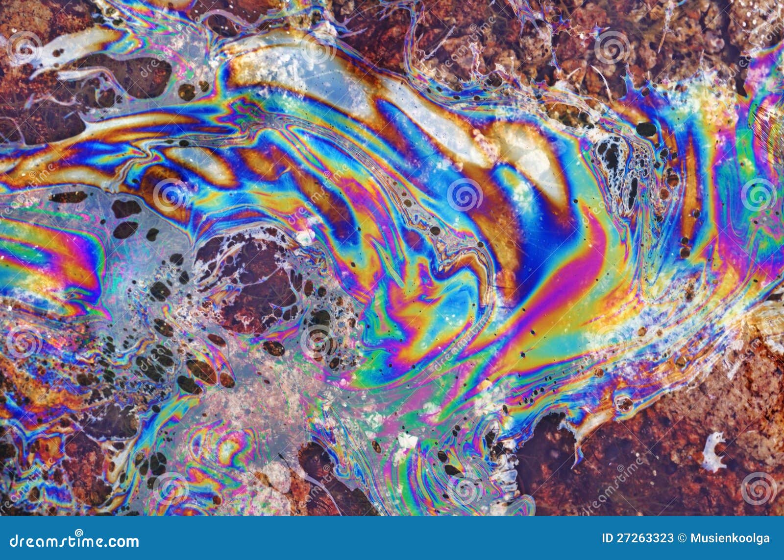 The Bright Streaks on the Water. Stock Image - Image of advertising ...