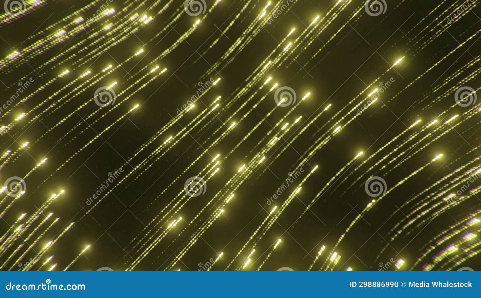 Bright Stream of Luminous Lines. Design. Abstract Information Flow from ...