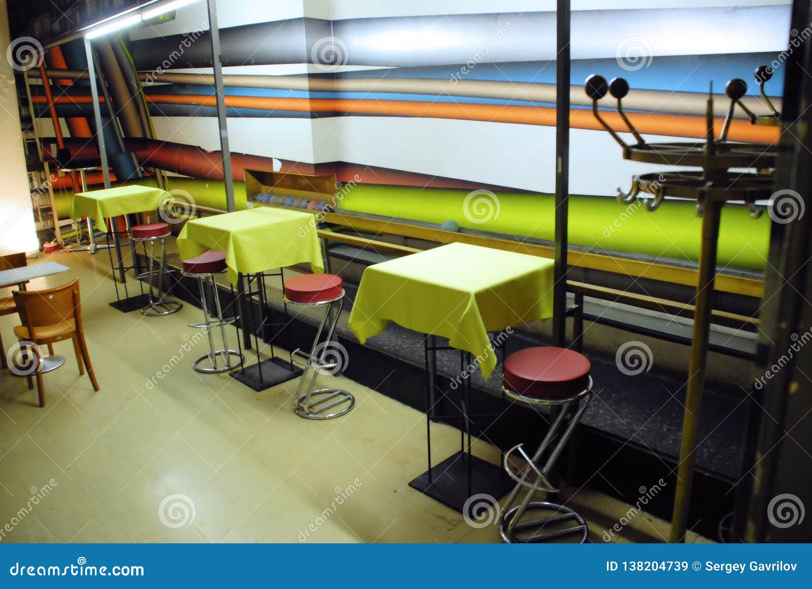 Bright and stylish cafe stock image. Image of exclusively - 138204739