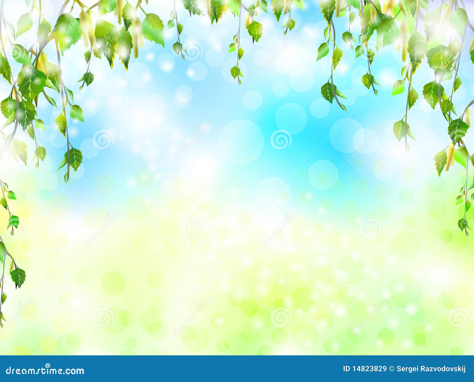 Bright summer stock vector. Illustration of lightweight - 14823829