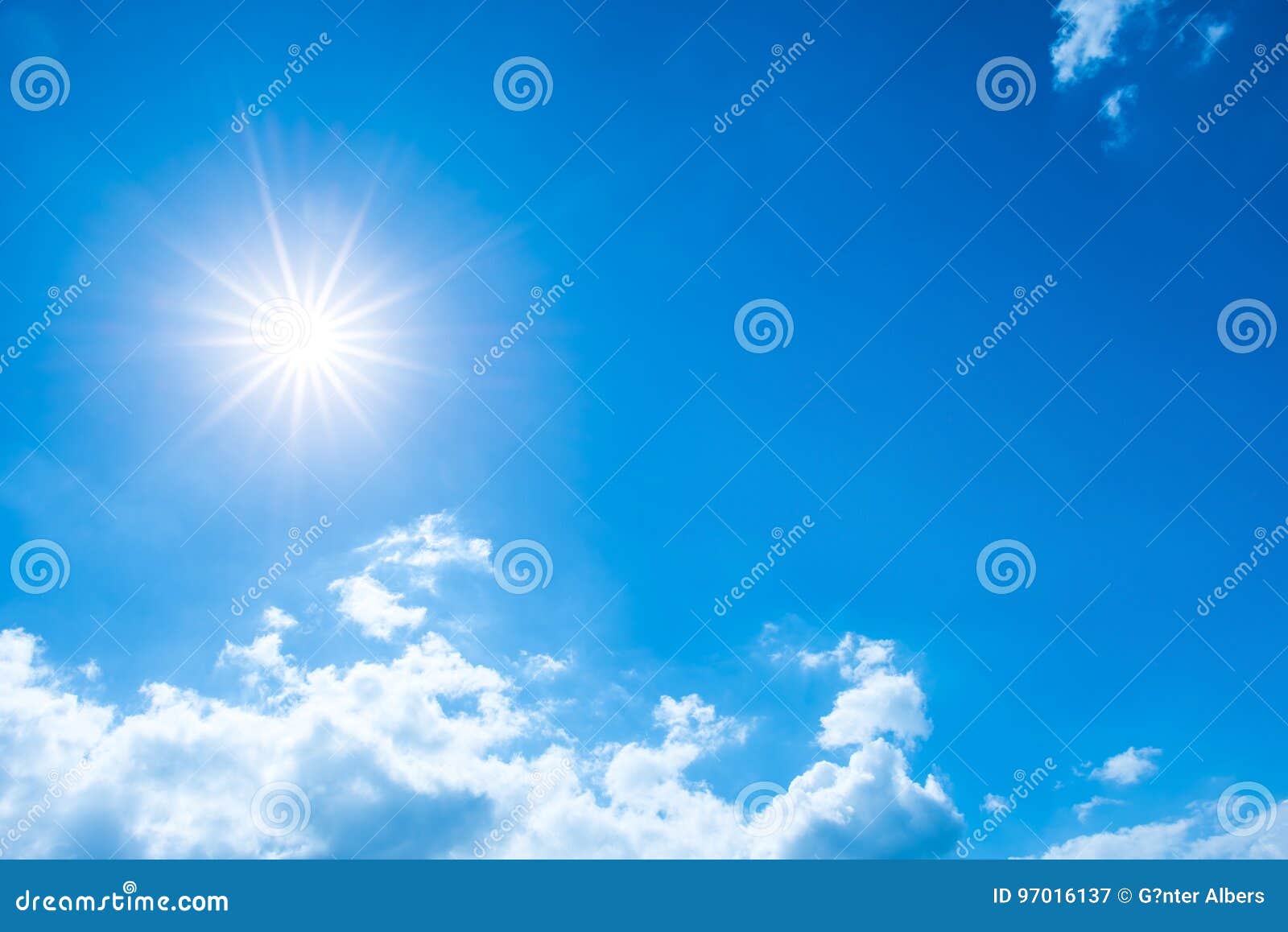 Midday Sun Flare Over Skysraper Royalty-Free Stock Photo ...