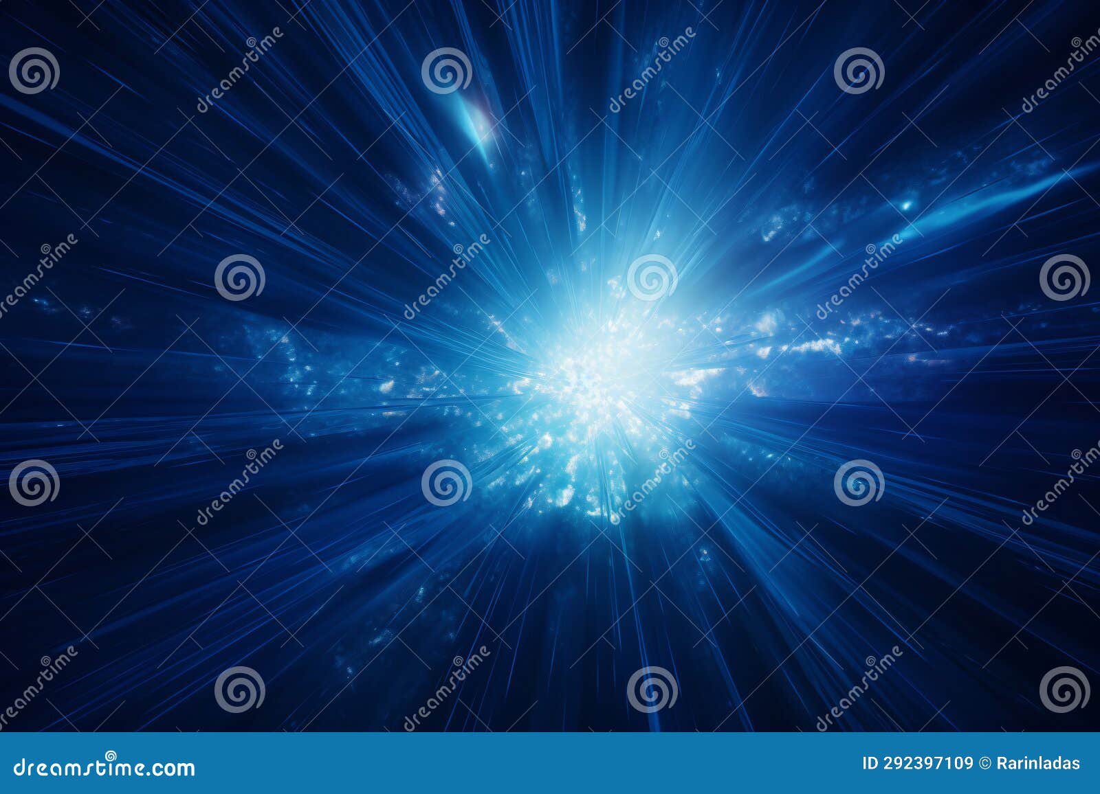 .Bright Sun Explosion in Space. Supernova Sci-Fi Concept Stock ...