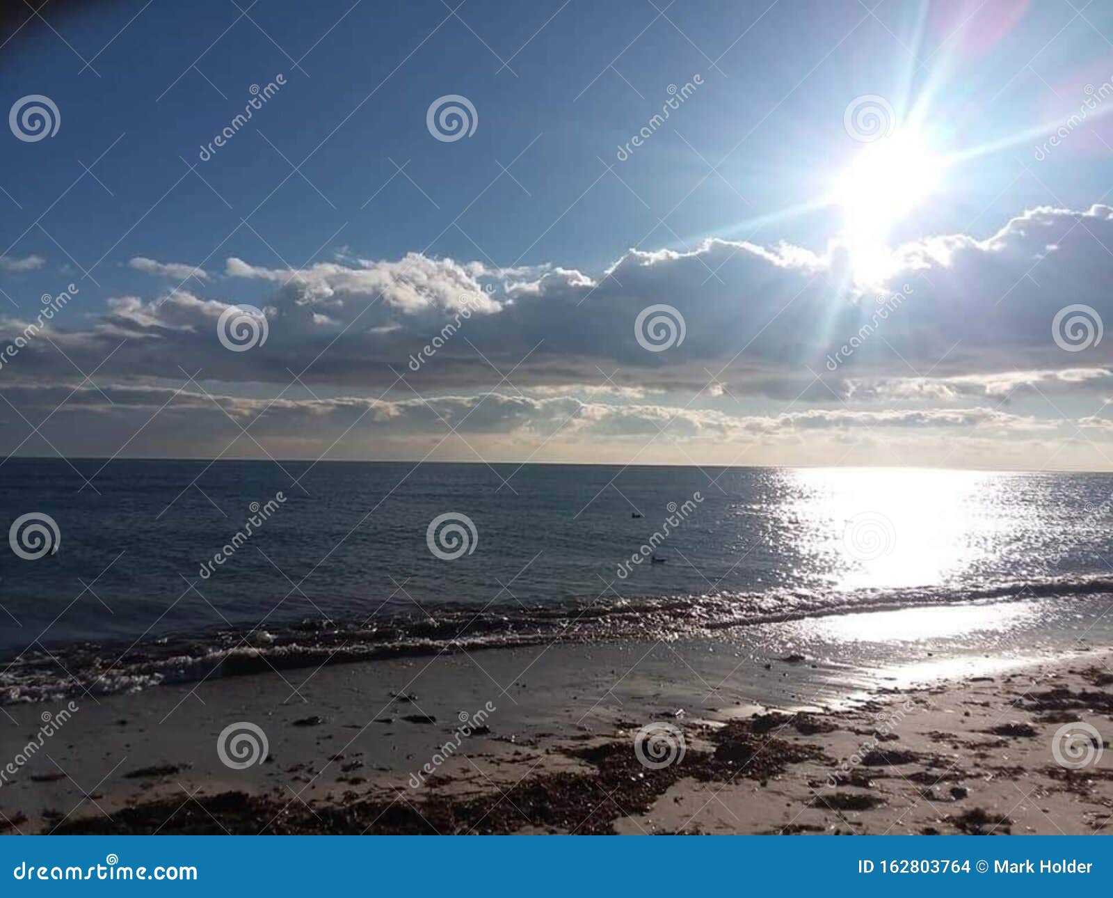 Bright Sun and Off Center Reflections Stock Photo - Image of center ...