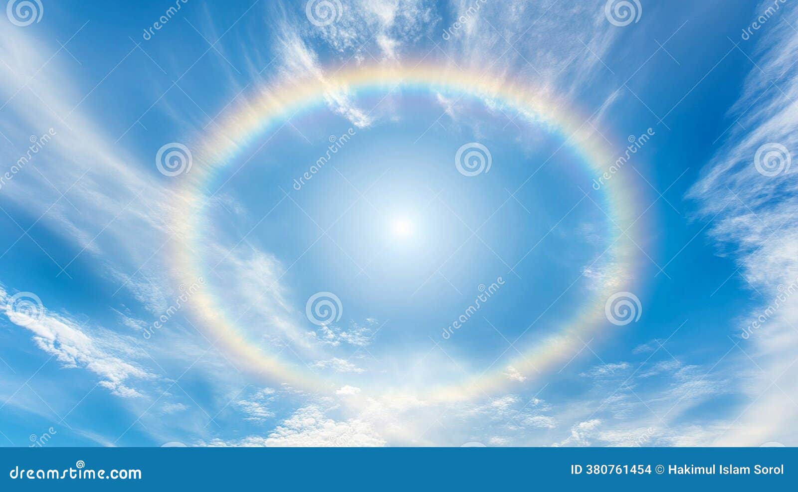 Circular Rainbow Round Frame Border Stock Photo | CartoonDealer.com ...