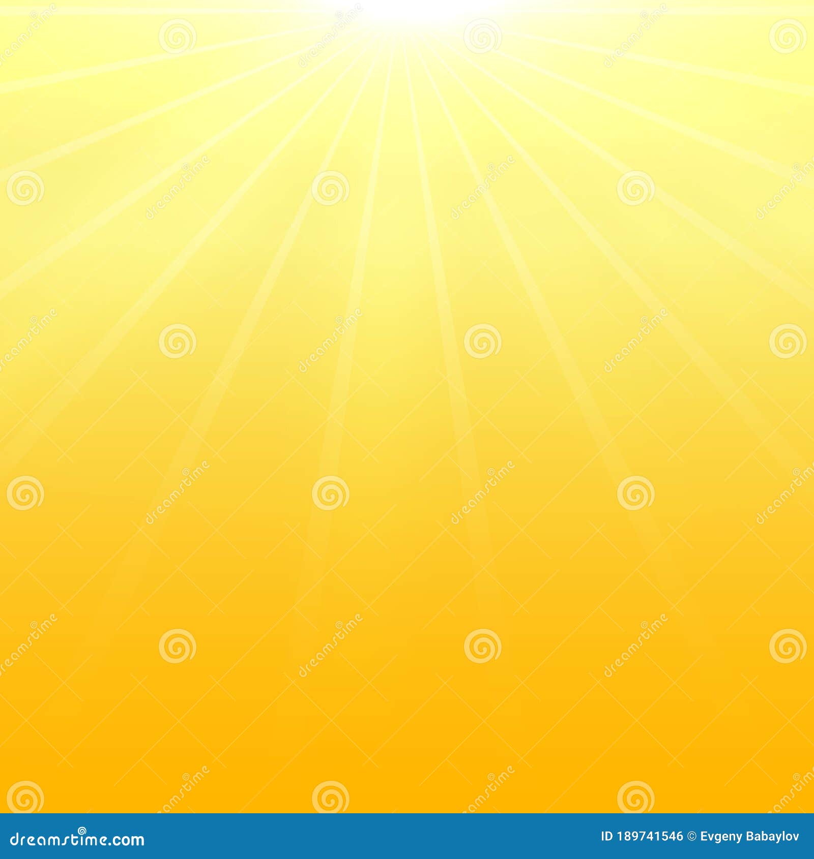 Bright Sun on a Yellow Background - Illustration Stock Vector ...