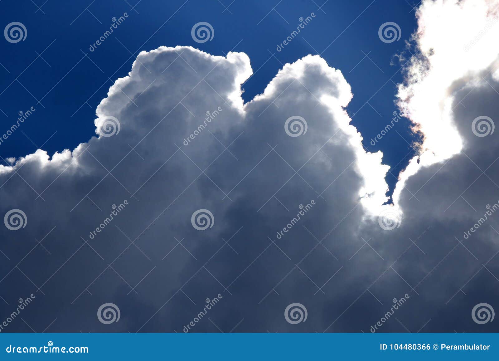 TRANSLUCENT EDGED CLOUDS stock photo. Image of colour - 104480366