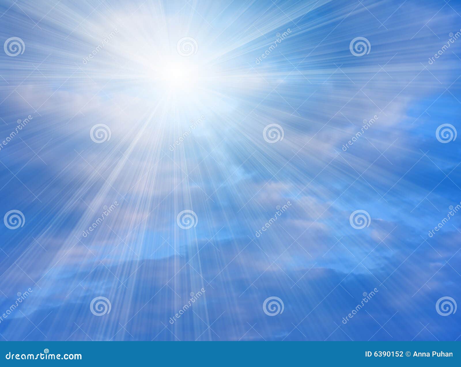 Bright Sunlight At Golden Hour On Large Lake With Dramatic And Moody ...