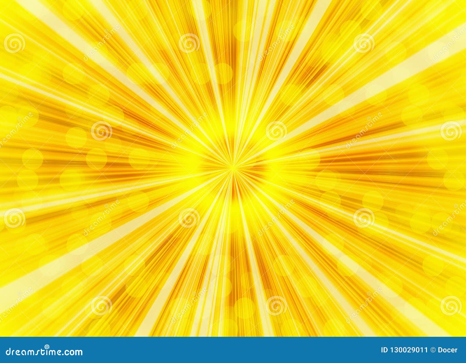 Bright Sunshine Rays Bubbles Backgrounds Stock Illustration ...