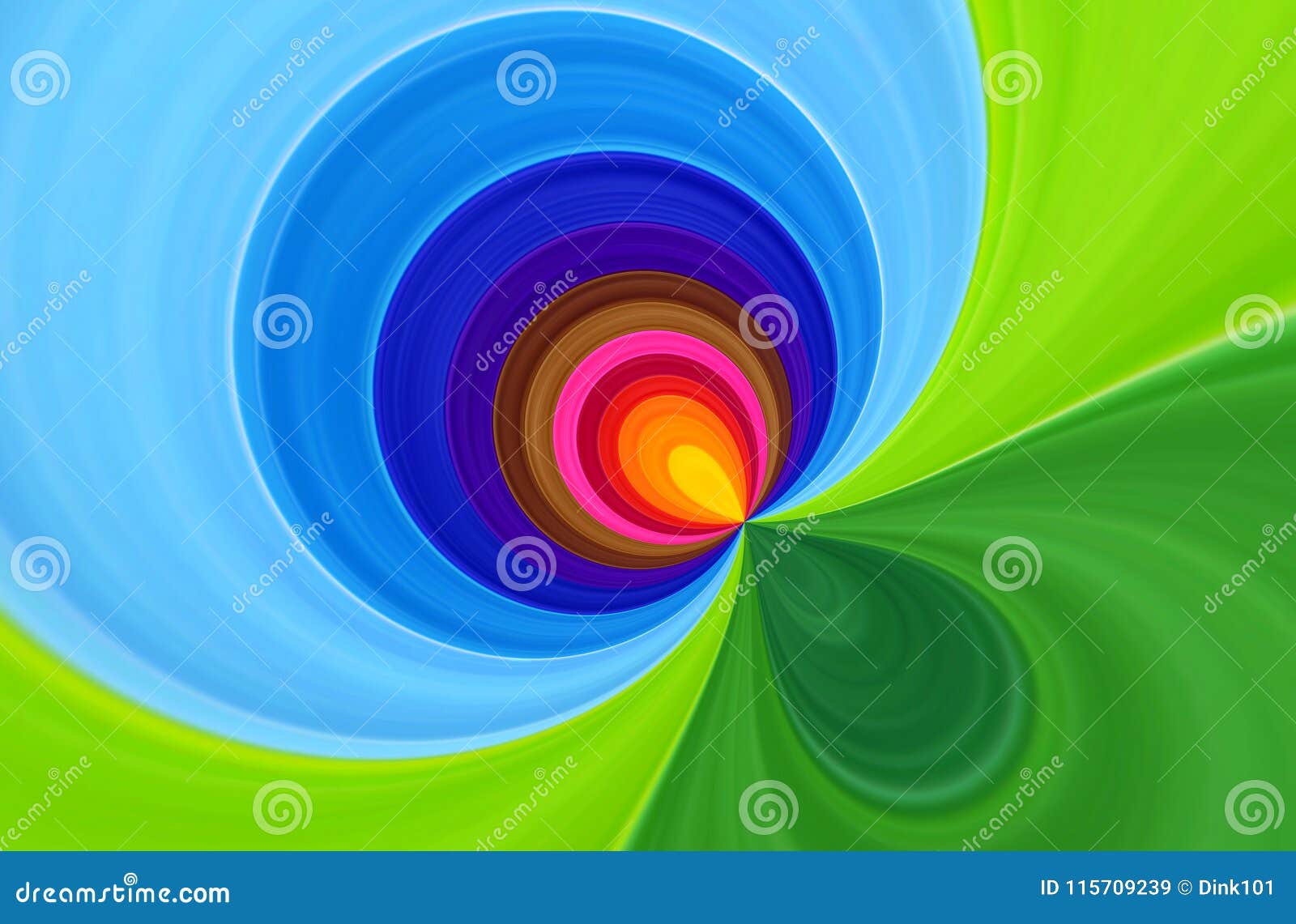 Bright Swirl Abstract Background Stock Illustration - Illustration of ...