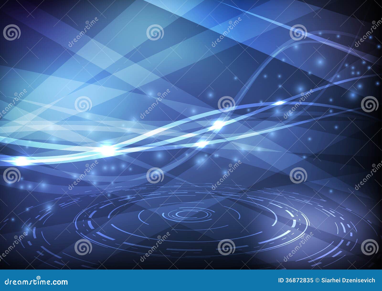 Bright Swoosh on Hi-tech Background Stock Vector - Illustration of ...