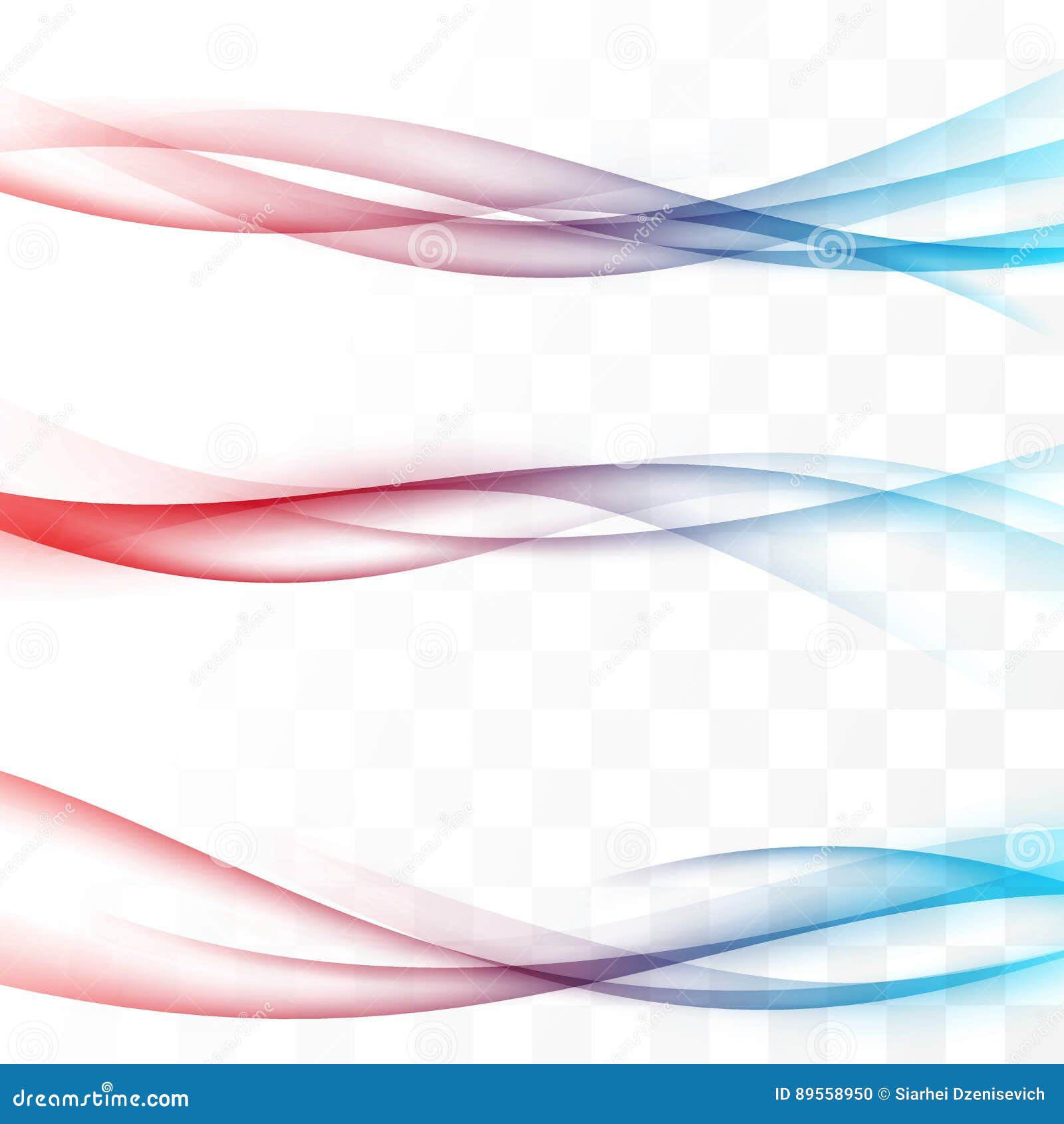 Bright Swoosh Wave Abstract Web Header Lines Stock Vector ...