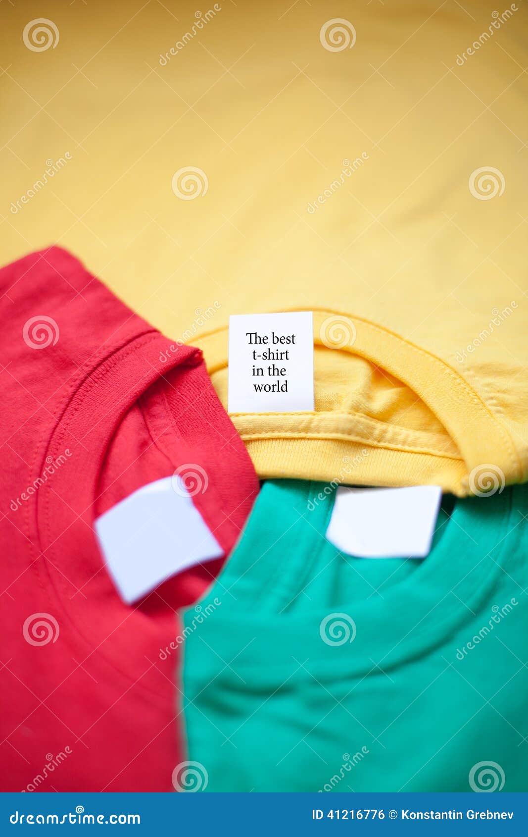Bright t-shirts stock photo. Image of design, ring, bright - 41216776