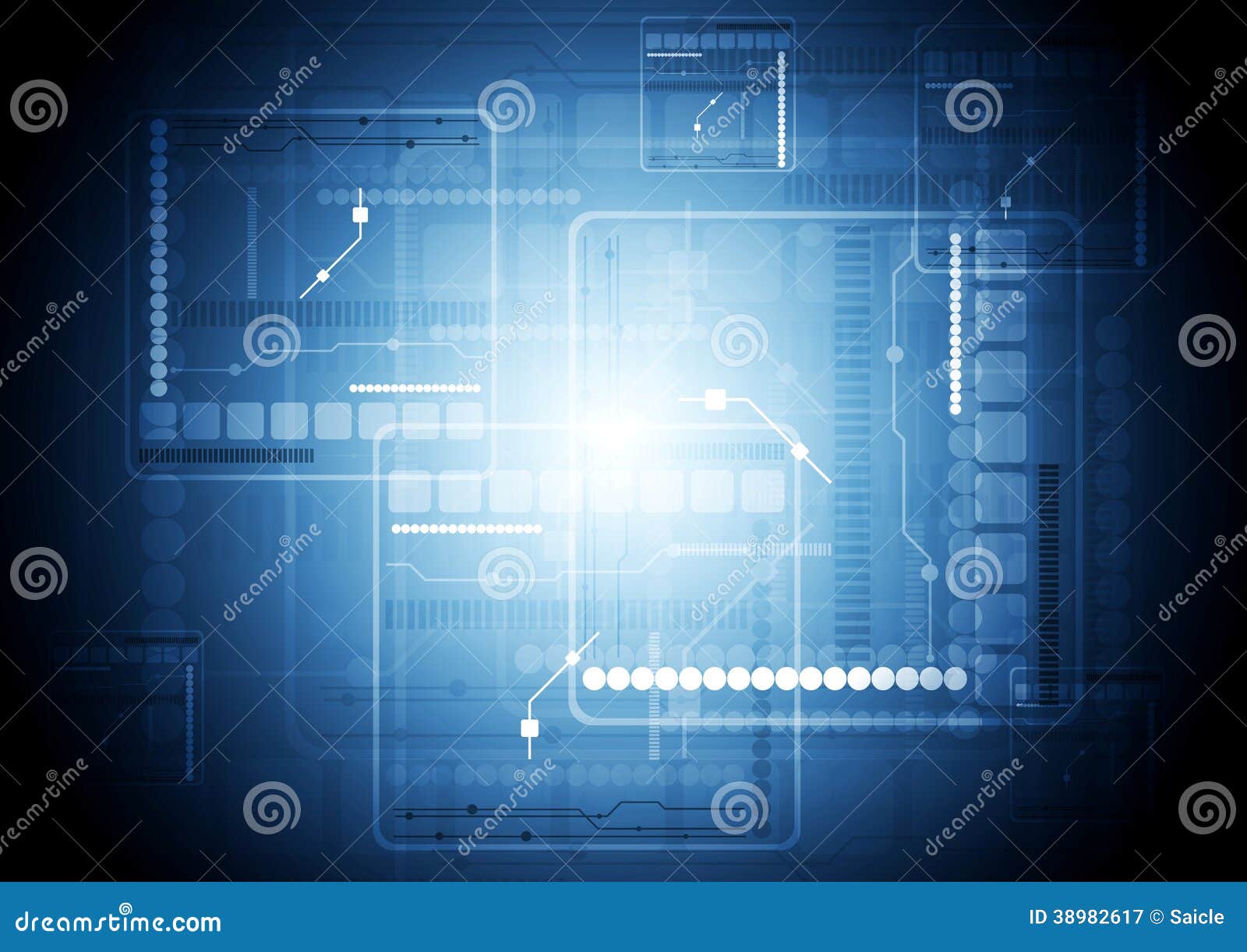 Bright tech vector design stock vector. Illustration of background ...