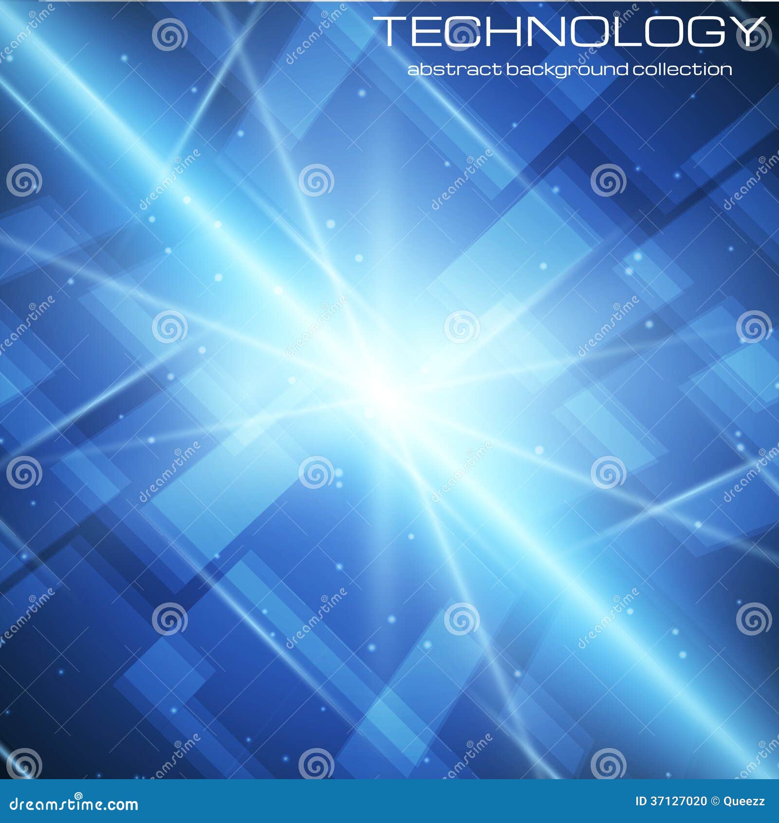 Bright Technology Background Stock Vector - Illustration of perspective ...