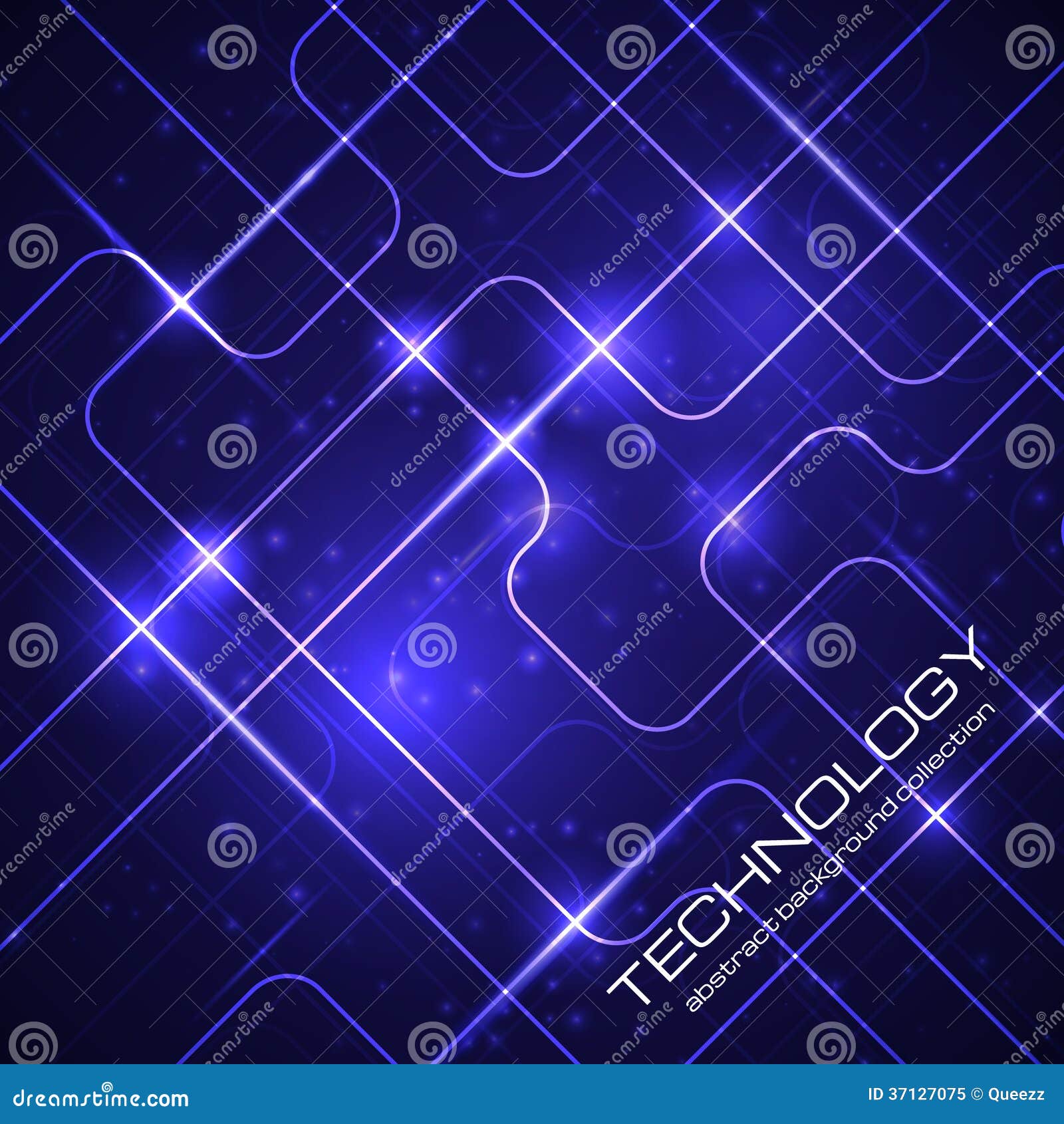 Bright Technology Background Stock Vector - Illustration of abstract ...