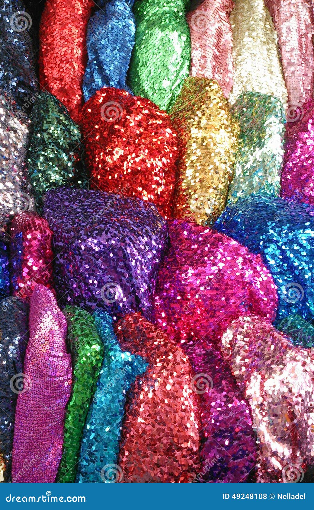 Bright textile stock photo. Image of bazaar, textile - 49248108