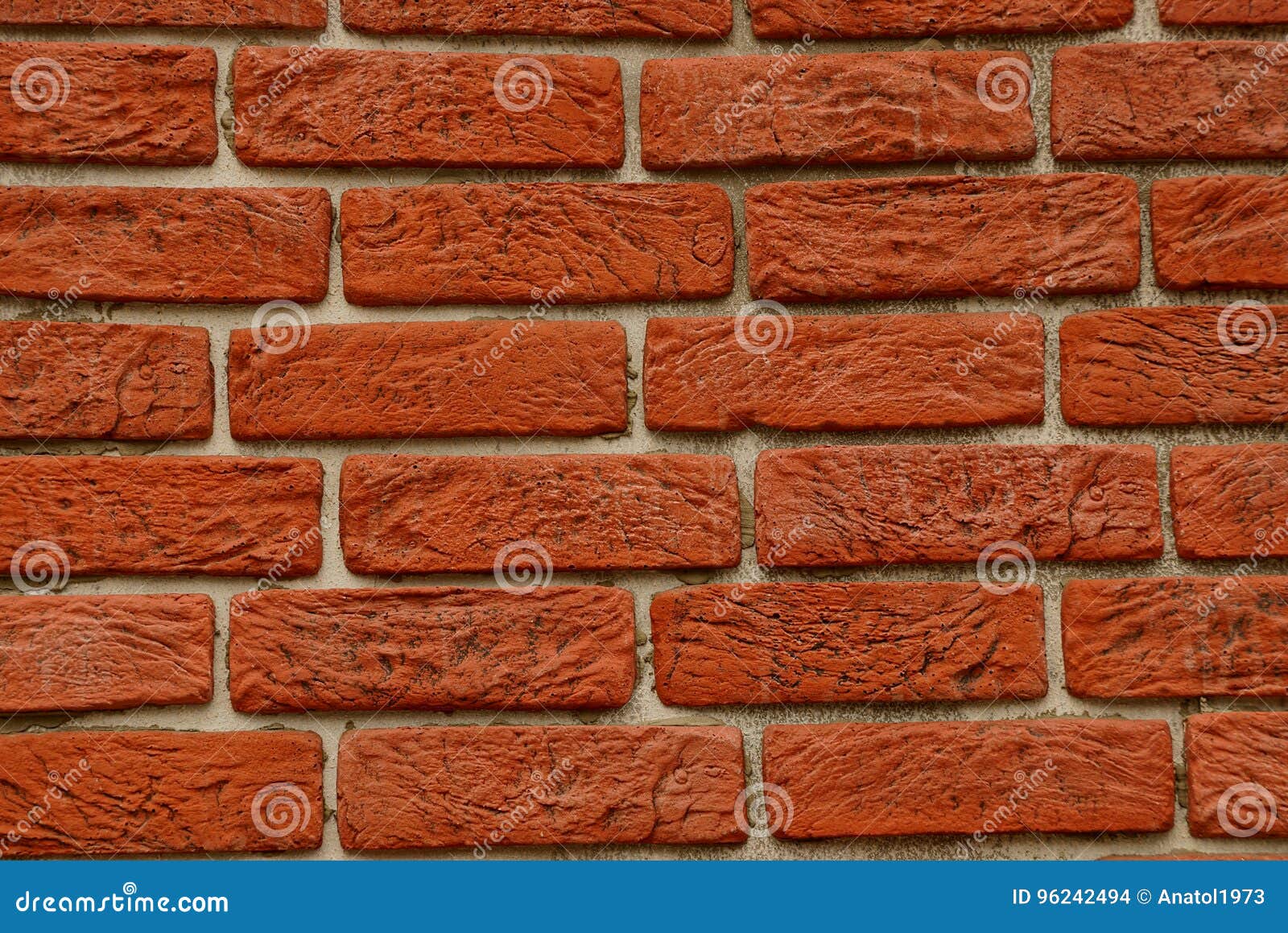 Bright Texture of Red Bricks on the Wall of the Building Stock Photo ...