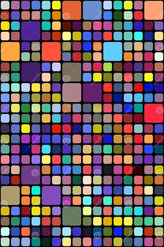 Bright tiles pattern stock illustration. Illustration of decorative ...