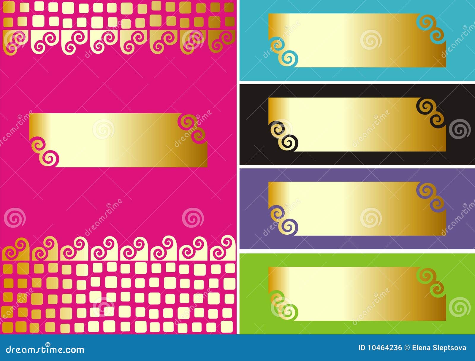 Bright title page stock vector. Illustration of booklet - 10464236