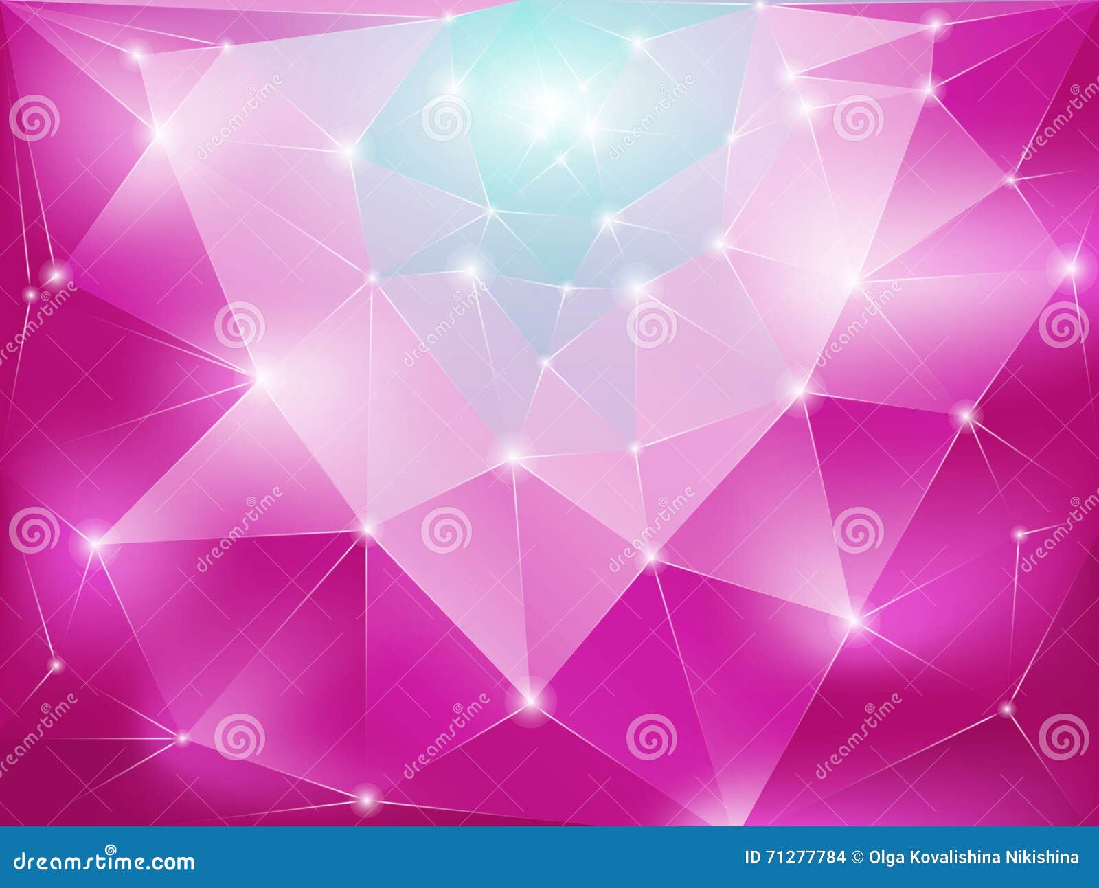Bright Triangle Background with Light Shine EPS10 Stock Vector ...
