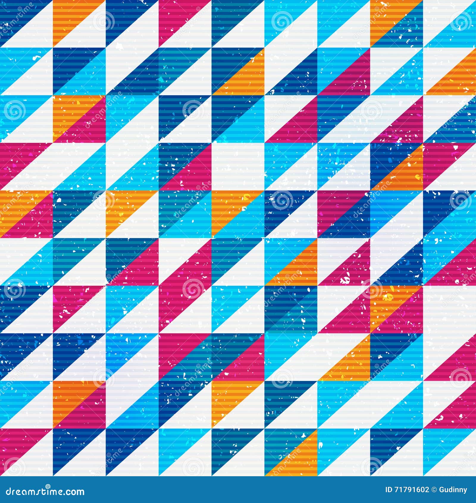 Bright Triangle Seamless Pattern Stock Vector - Illustration of element ...
