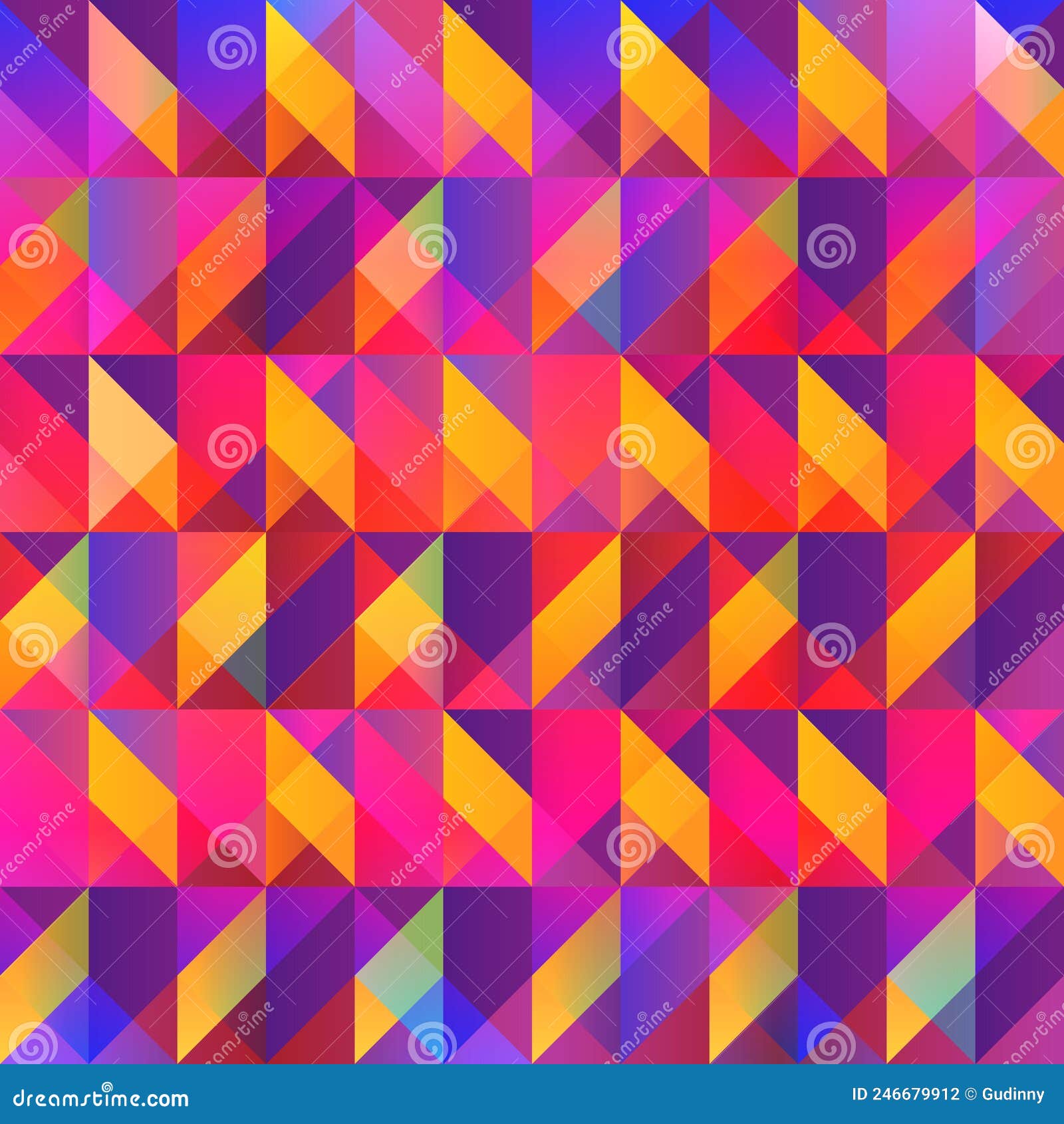 Bright triangles pattern stock vector. Illustration of light - 246679912