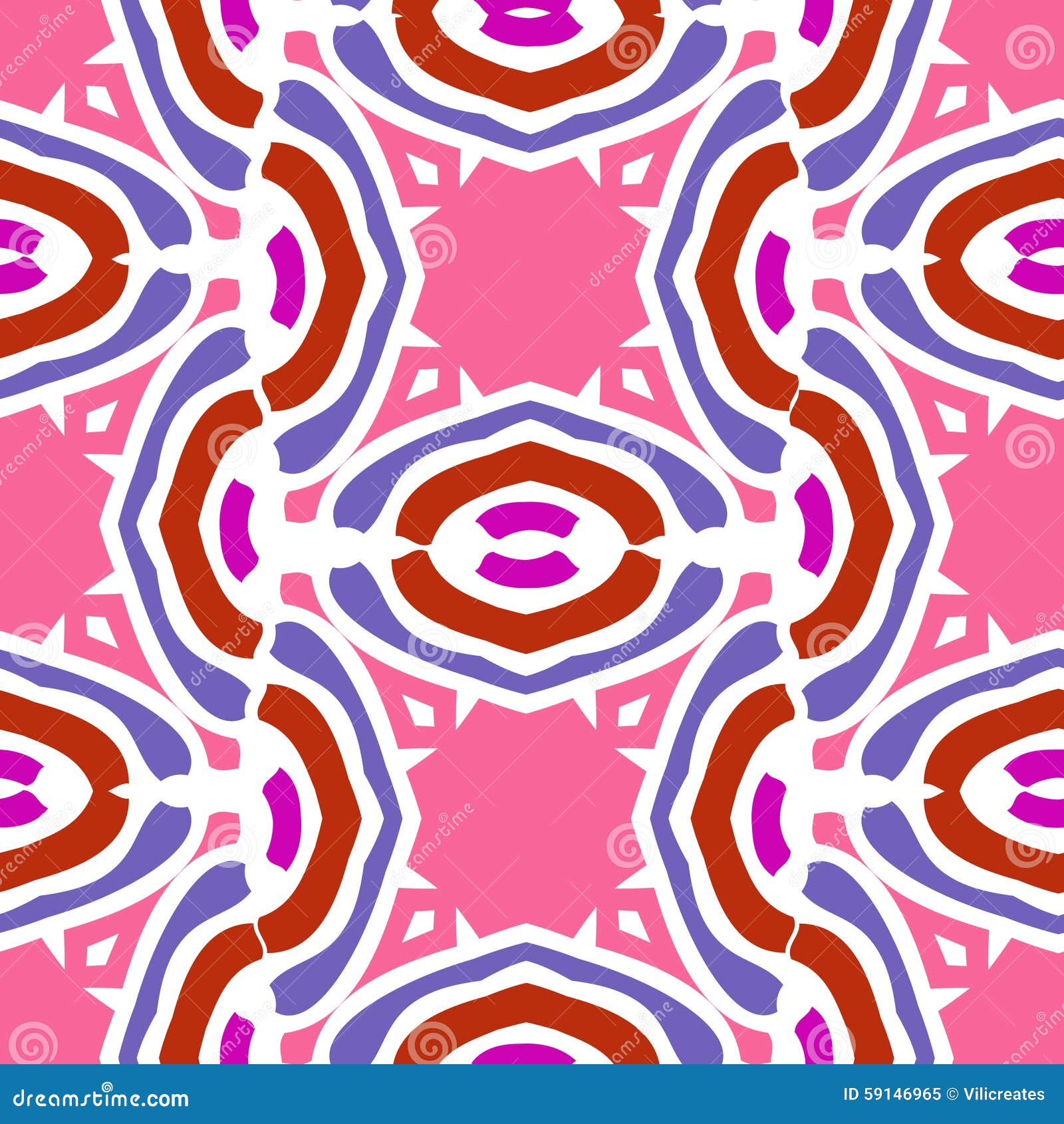 Bright Tribal Seamless Pattern. African Style. Vector Background Stock ...
