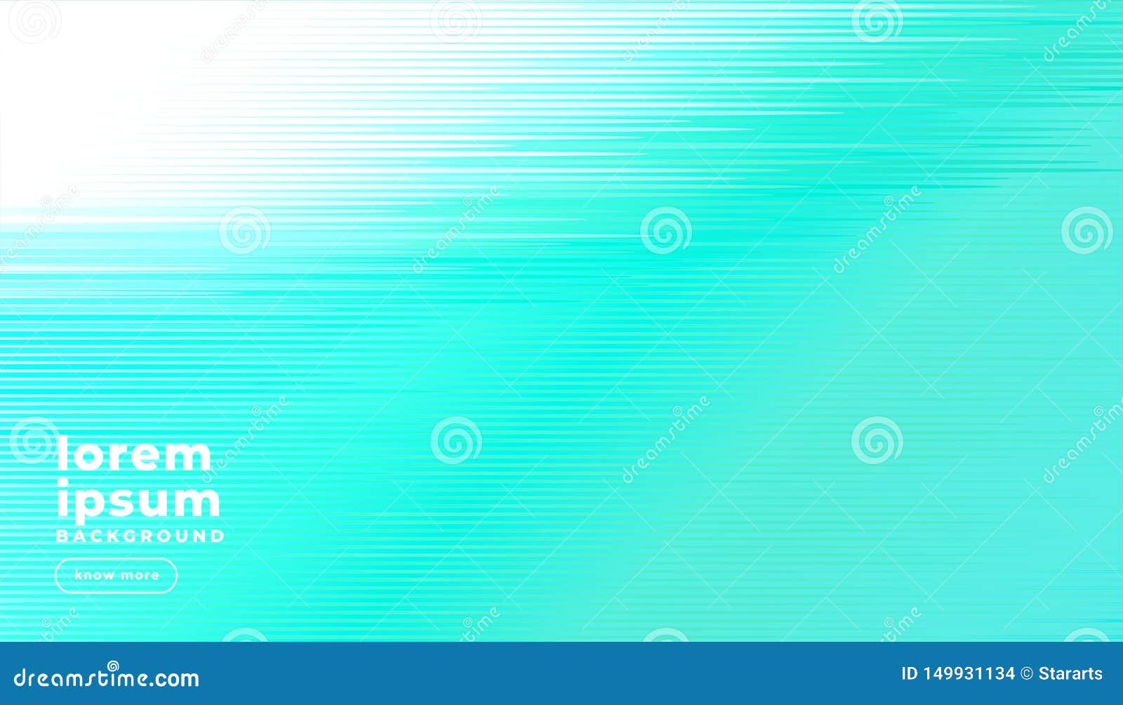Bright Turquoise Abstract Lines Background Stock Vector - Illustration ...