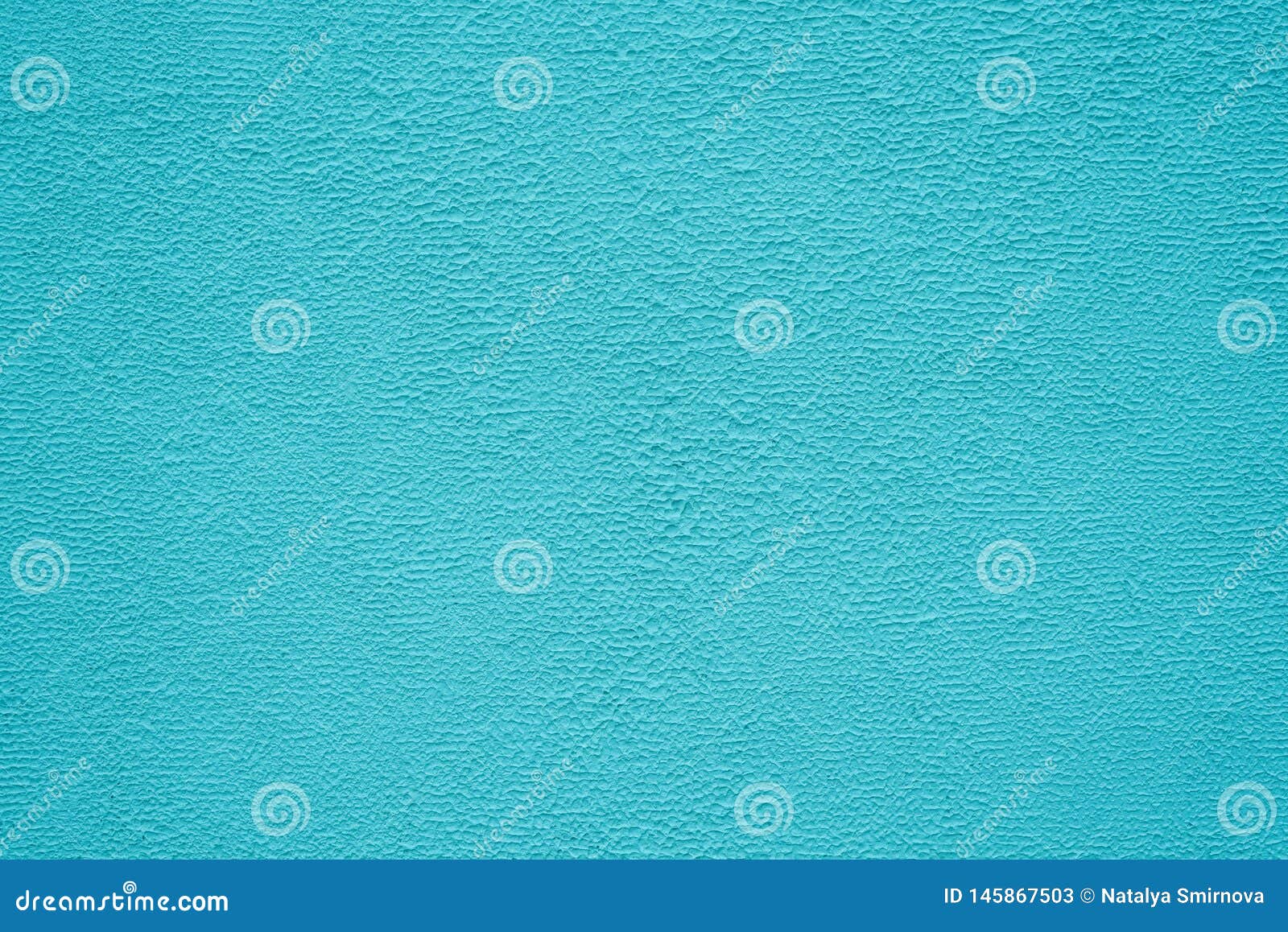 Bright Turquoise Stucco Texture. Background. Stock Image - Image of ...