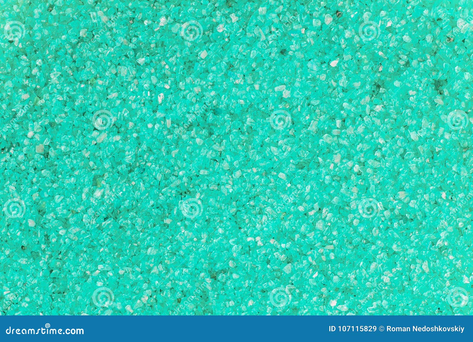 Bright Turquoise Natural Sea Salt Crystals Stock Image - Image of ...