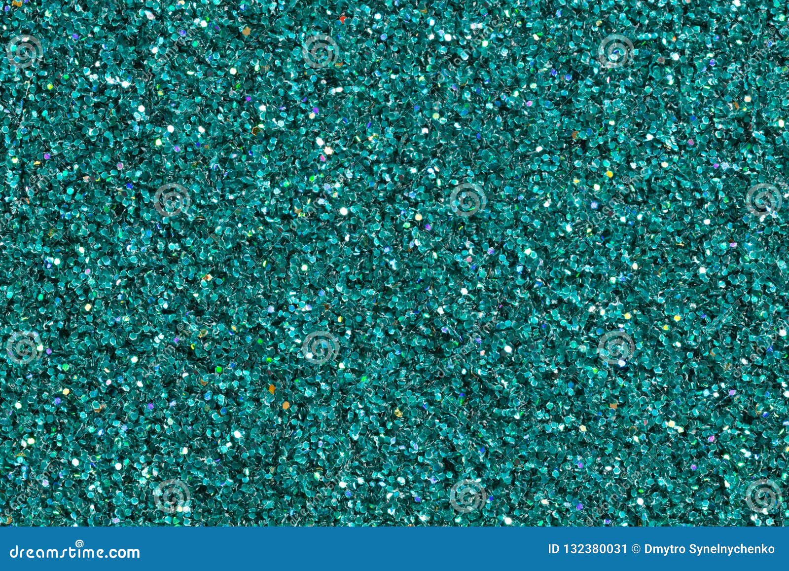 Bright Turquoise Shining Abstract Background with Glitter. Stock Image ...