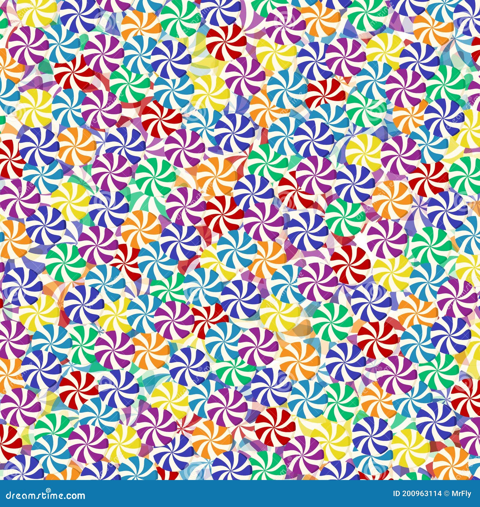 Bright Twirling Candy Texture, Vector Illustration Stock Vector ...