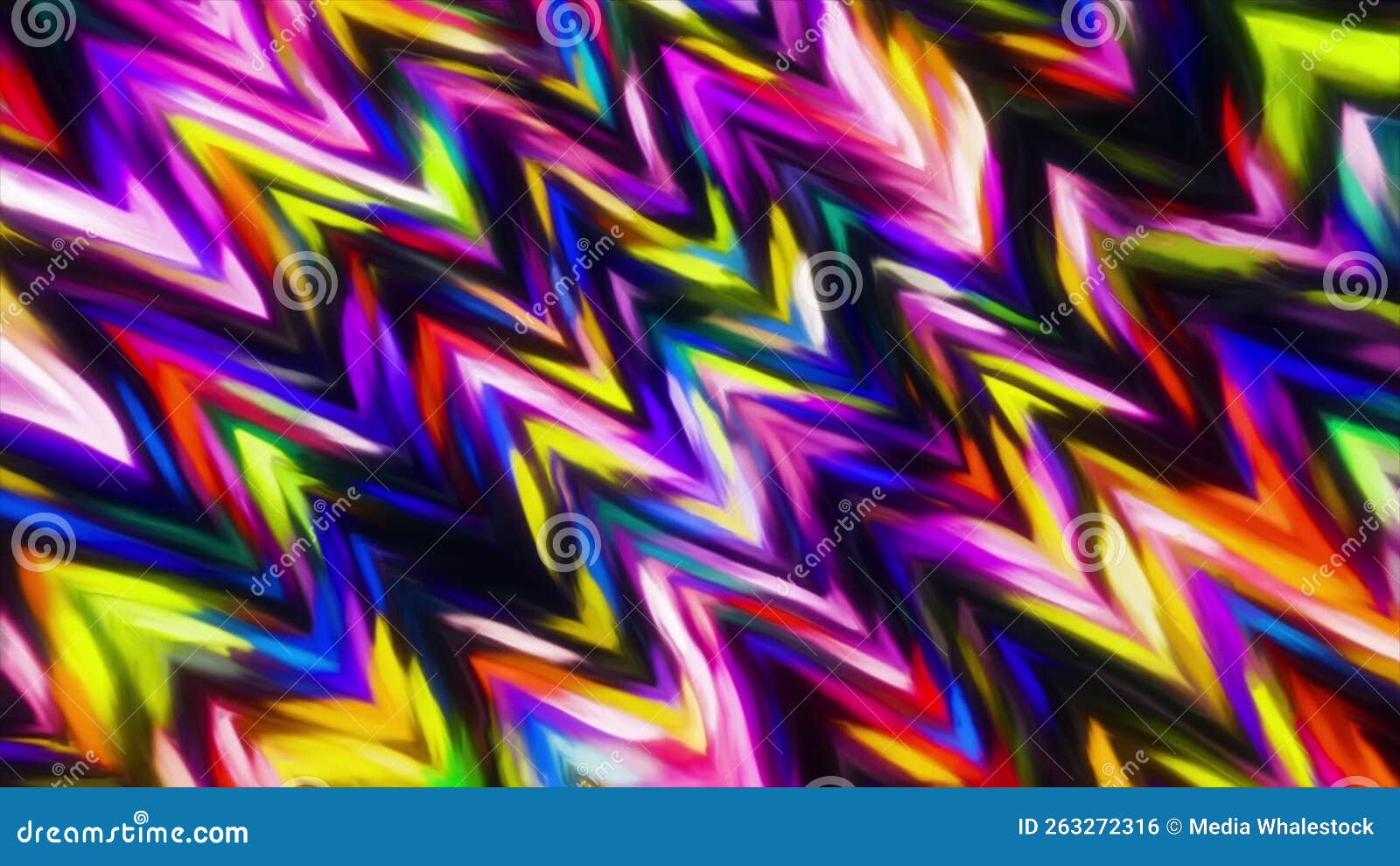 Bright Twisting Triangular Figures . Motion Stock Footage - Video of ...