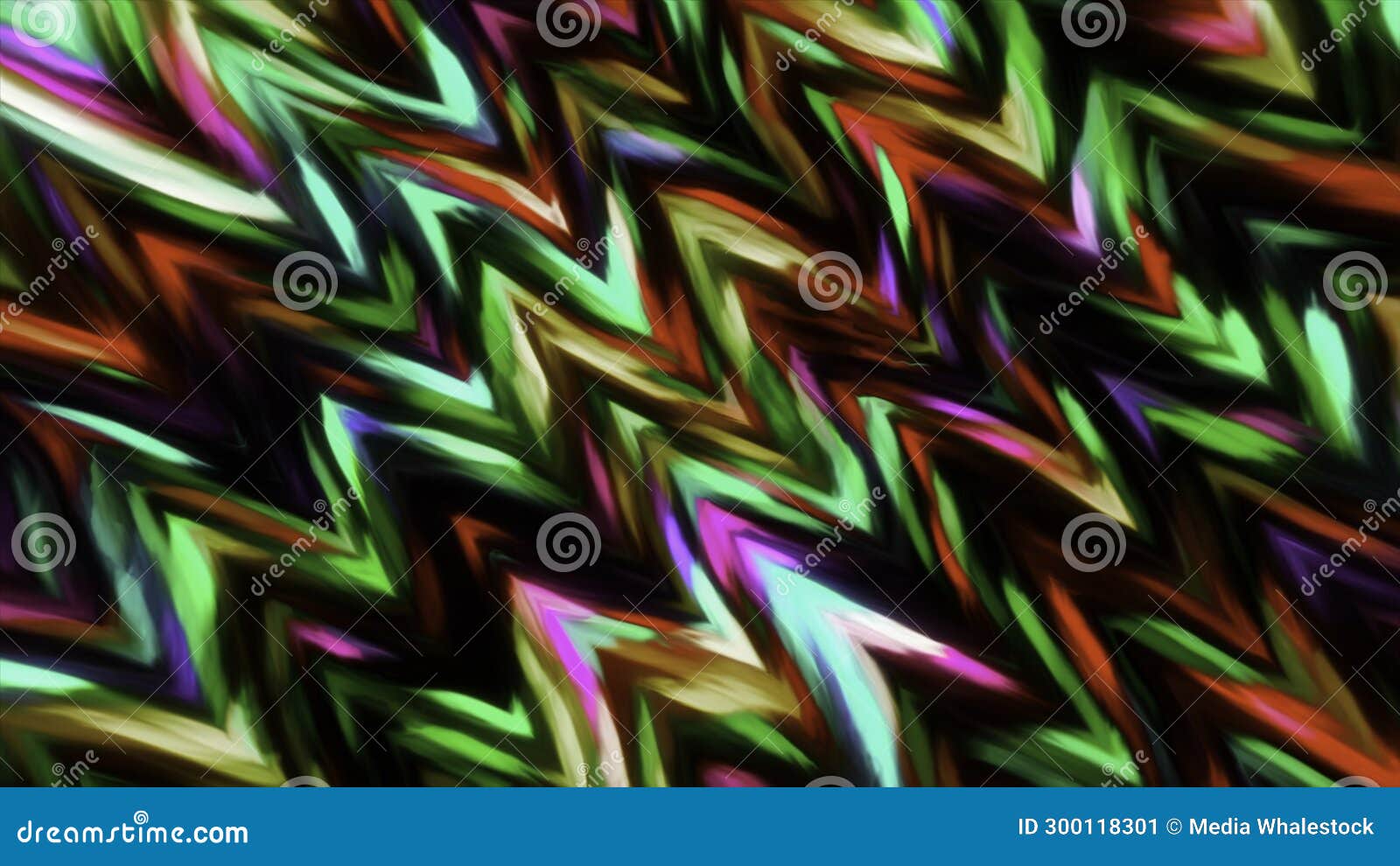 Bright Twisting Triangular Figures . Motion Stock Illustration ...