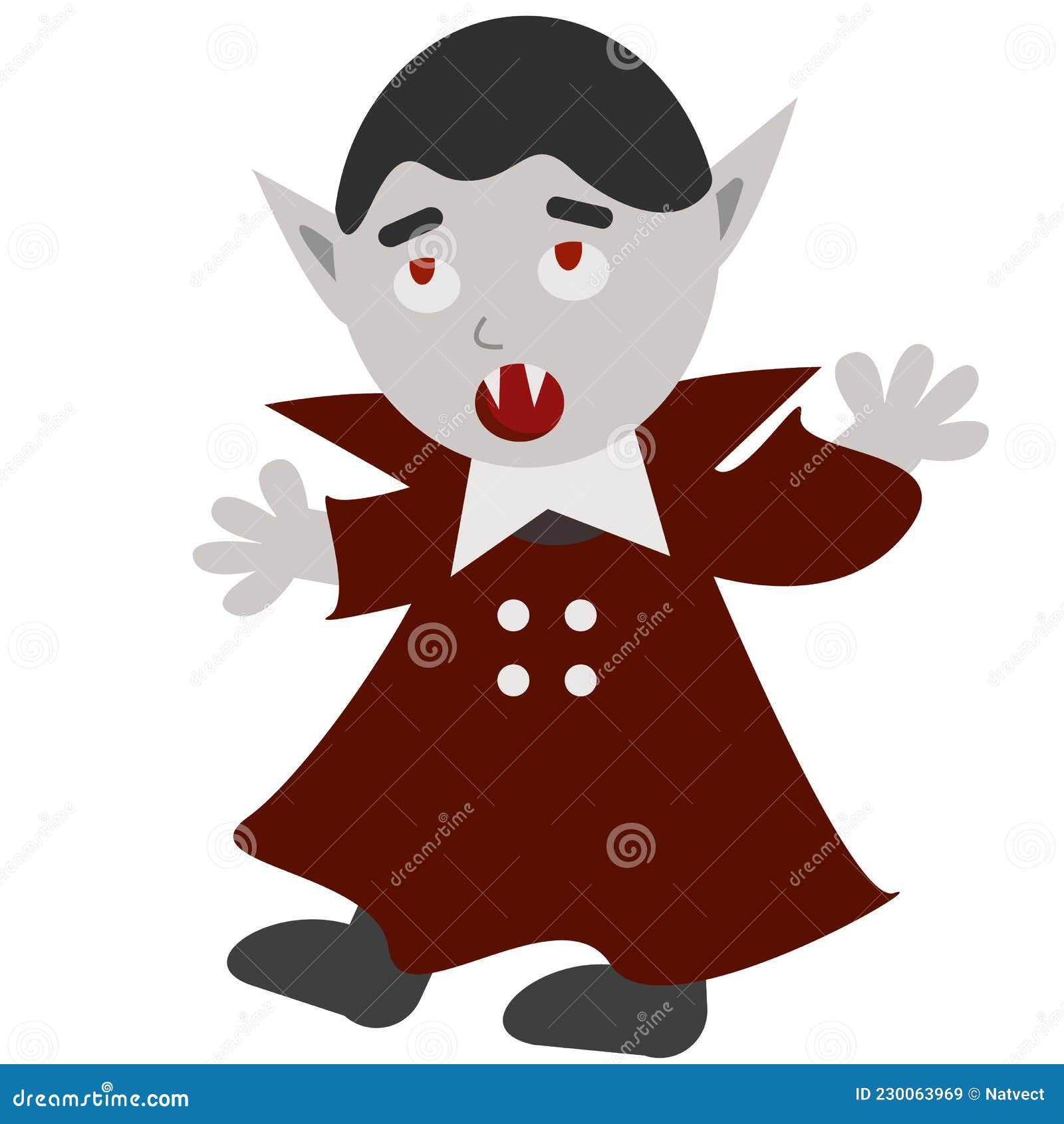 Bright Vampire Halloween Card Stock Image - Illustration of pattern ...