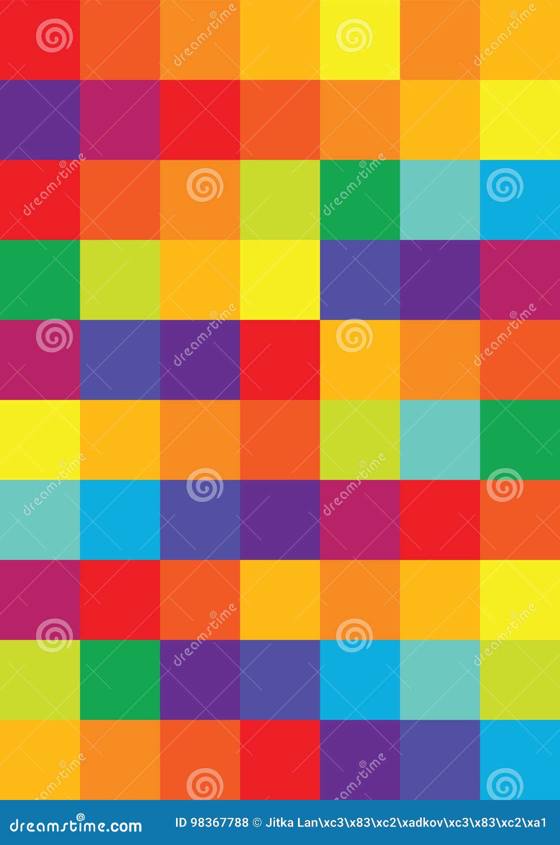 Bright Vector Color Harmonies Squares Stock Vector - Illustration of ...