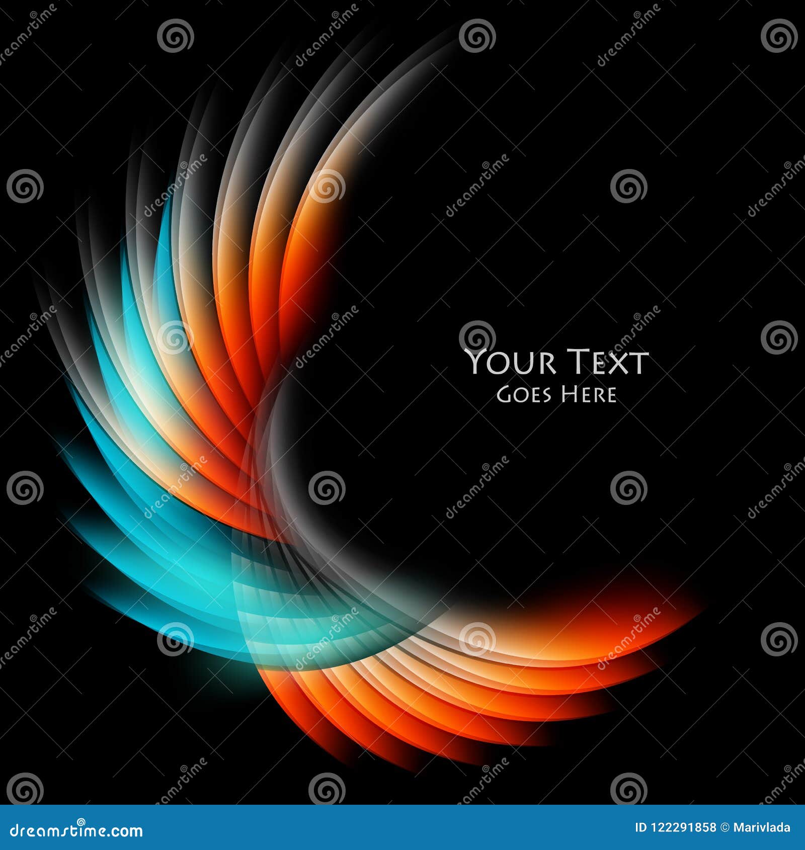 Bright vector design stock vector. Illustration of future - 122291858