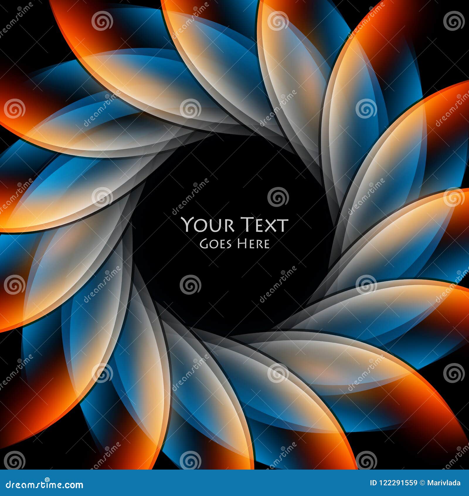 Bright vector design stock vector. Illustration of overlap - 122291559