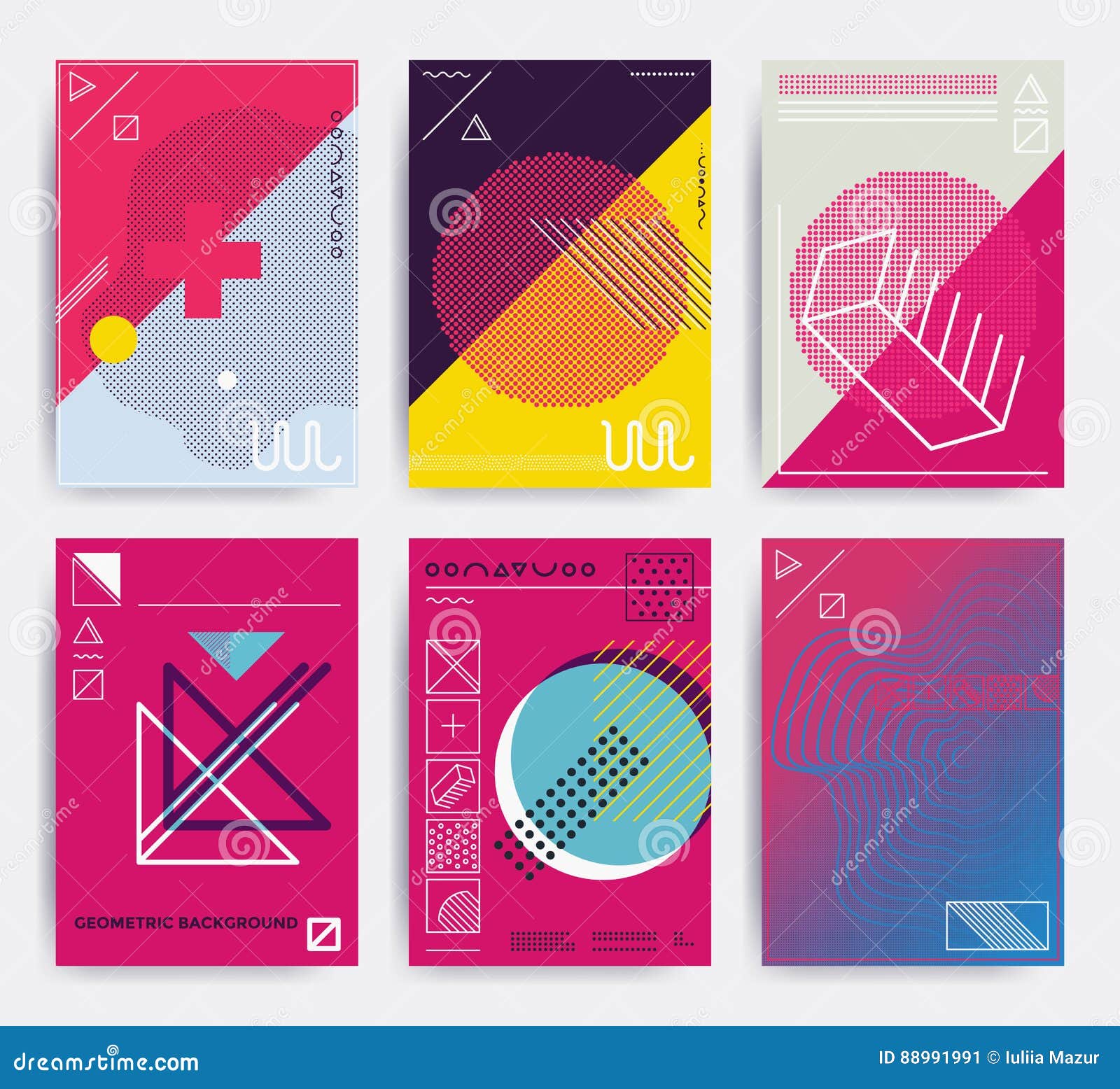 Bright Vector Design Poster Stock Vector - Illustration of abstract ...