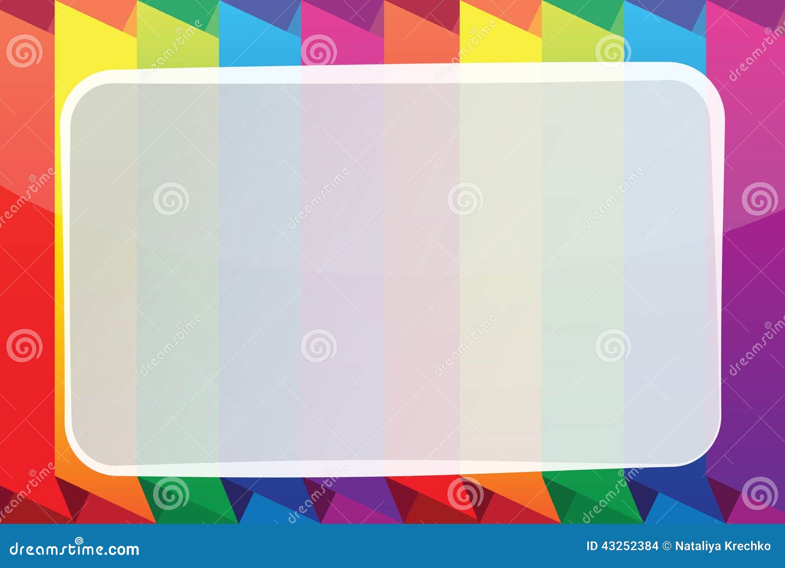 Bright vector frame stock vector. Illustration of circle - 43252384