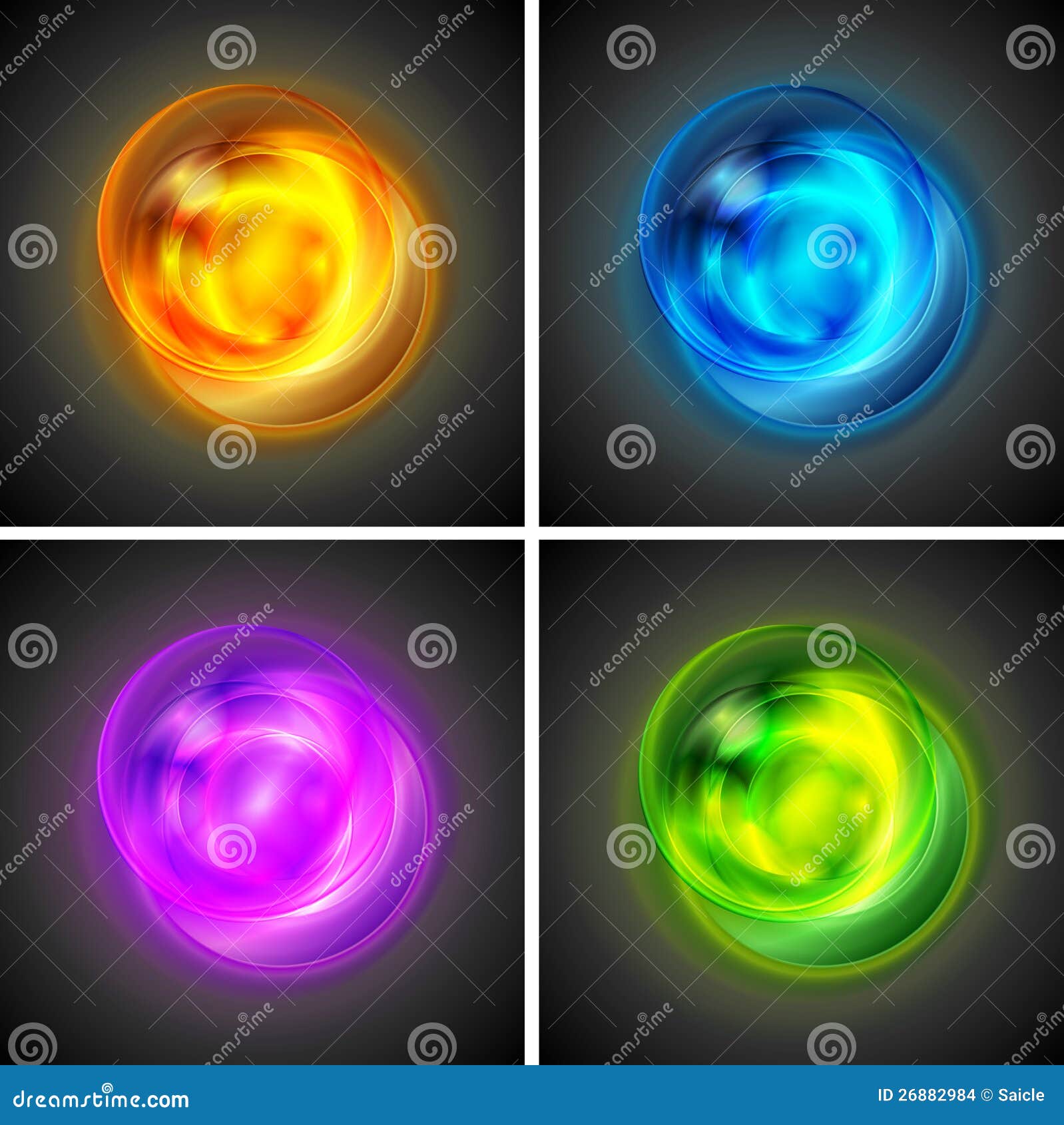 Bright vector shapes stock vector. Illustration of colorful - 26882984