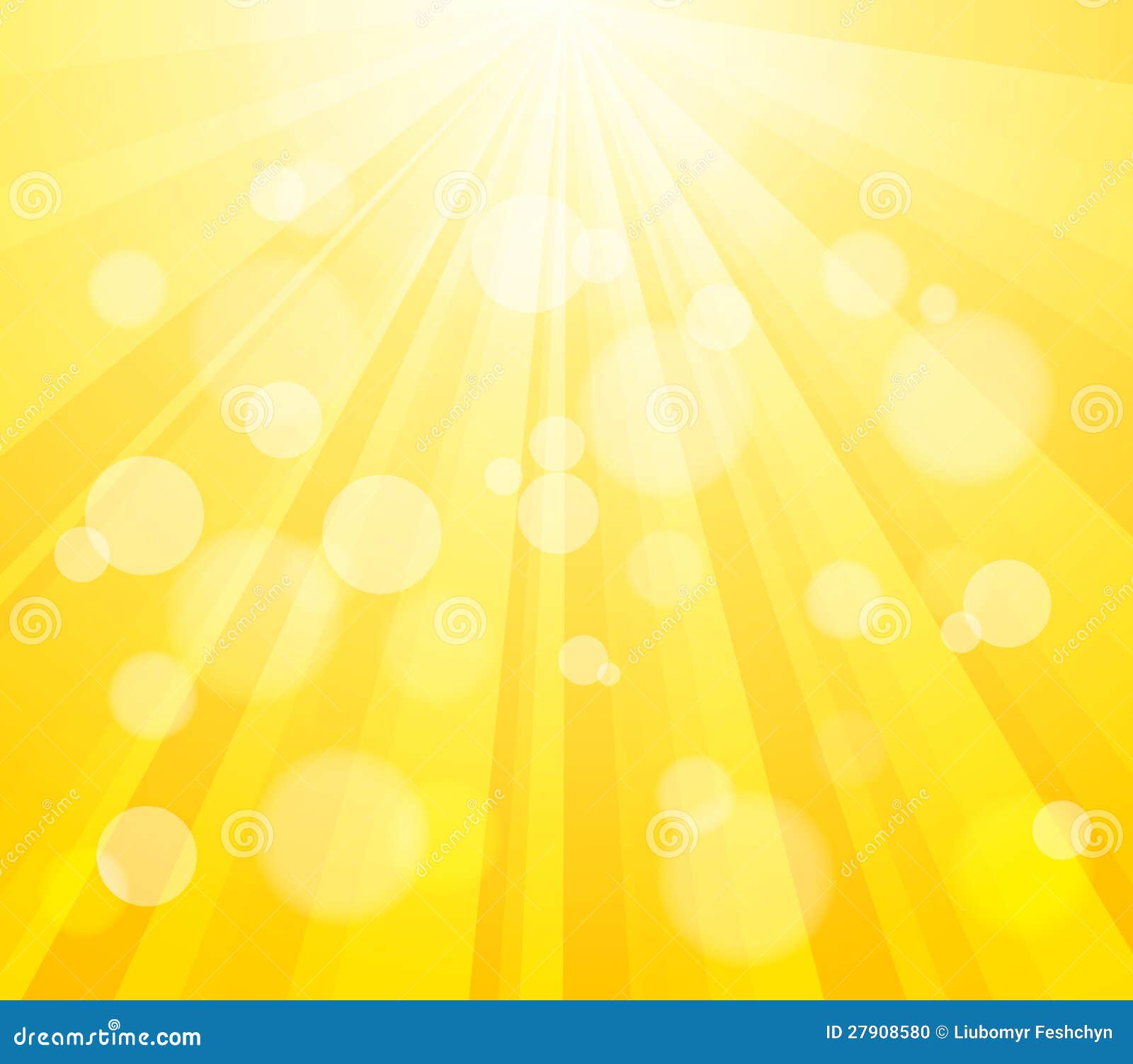Bright Vector Sun and Paint Splashes Effect Stock Vector - Illustration ...